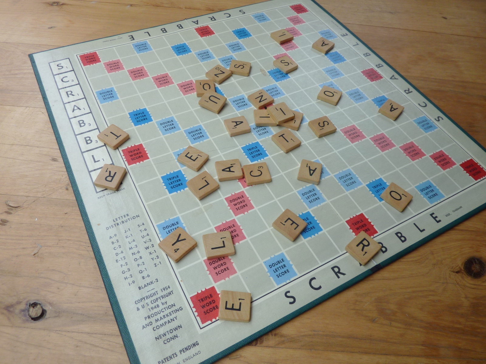 born again creations: 39. Family Values on Scrabble Board