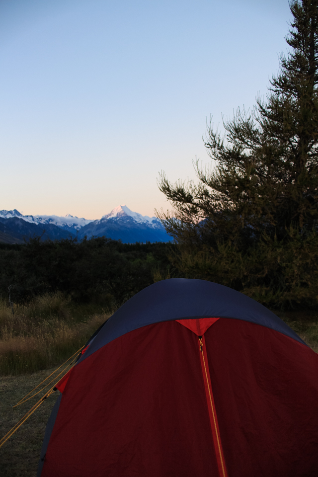 ink + adventure: Mount Cook and the "perfect" campsite