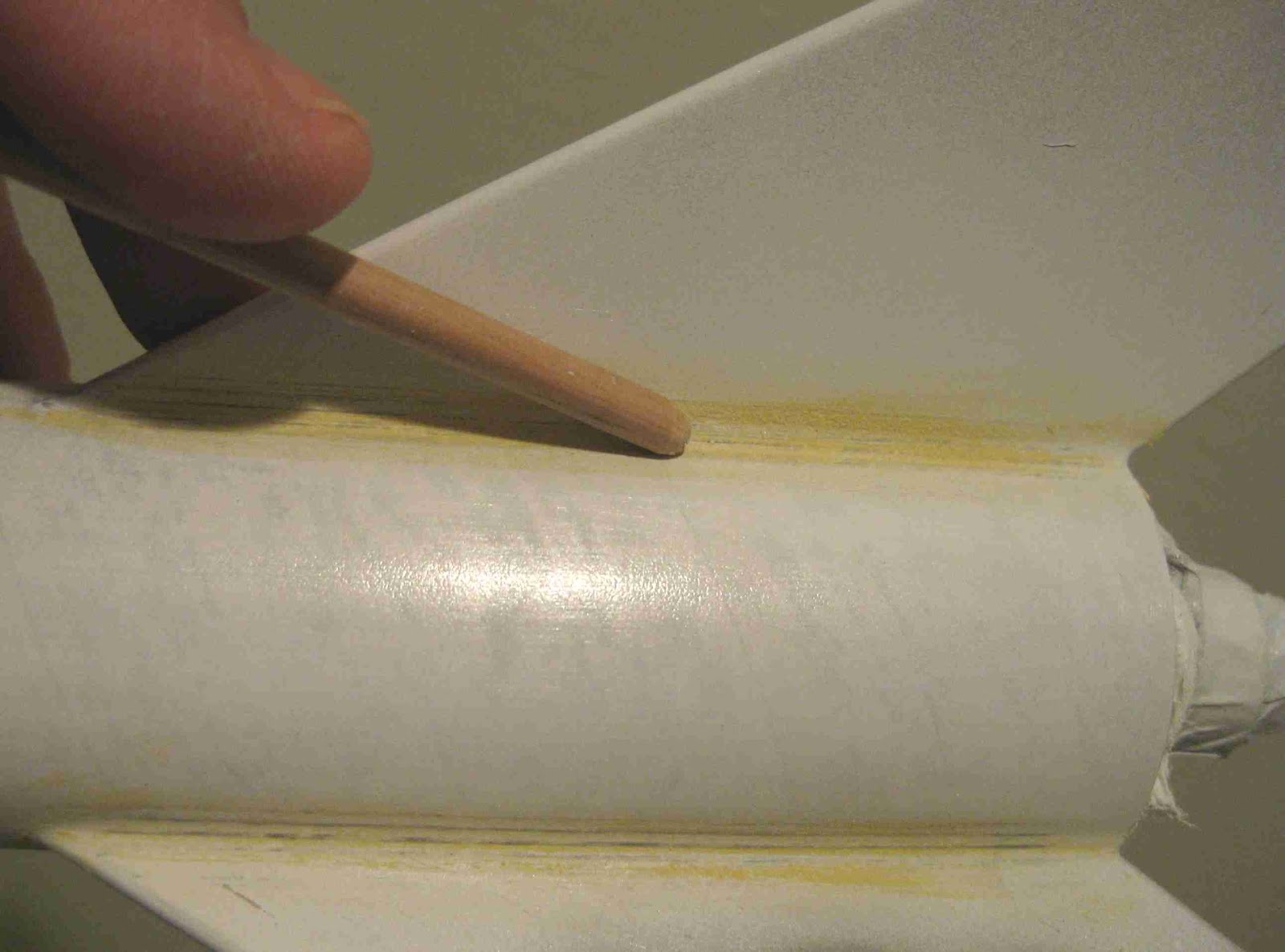 Model Rocket Building: Super Alpha Build Part 6 Fin Fillet Redo