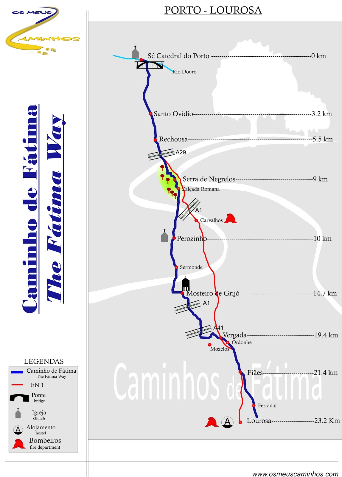 Os Meus Caminhos: Caminho de Fátima