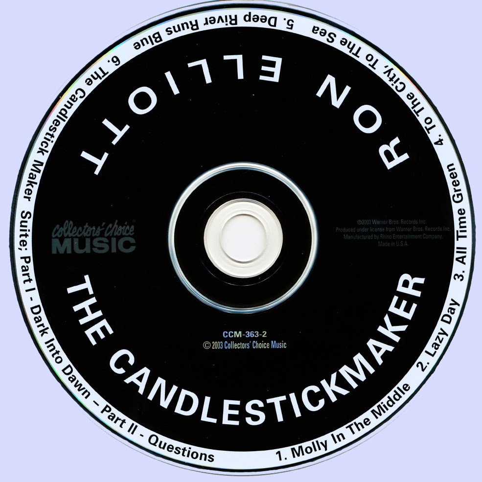Plain and Fancy: Ron Elliott - The Candlestickmaker (1970 us, brilliant ...