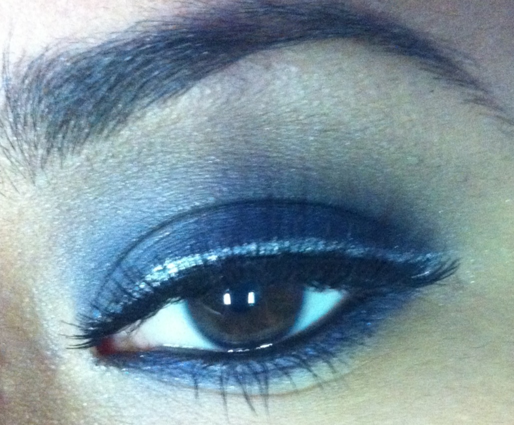 Eye Dazzle's Beauty Blog: Silver Lining Midnight Blue