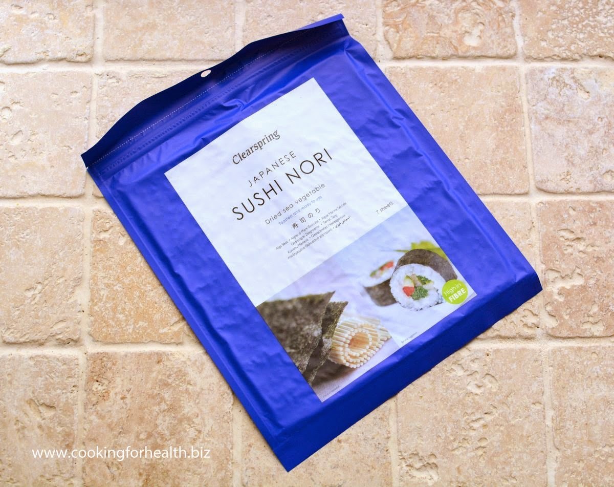 Cooking for Health: How to make vegetable sushi nori