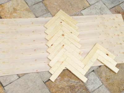 wednesday afternoons: DIY Herringbone Headboard