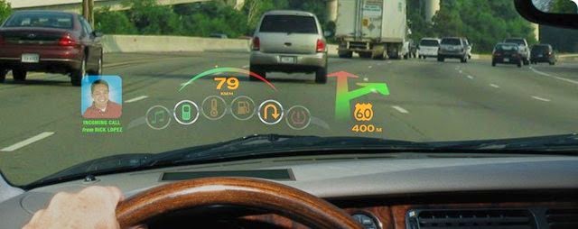 Tenha um head up display HUD no parabrisas do seu Carro universal ...