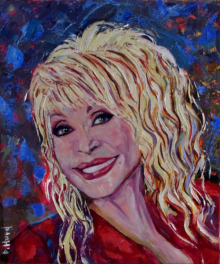 Contemporary Artists of Texas: Dolly Parton Portrait Art Country Singer ...