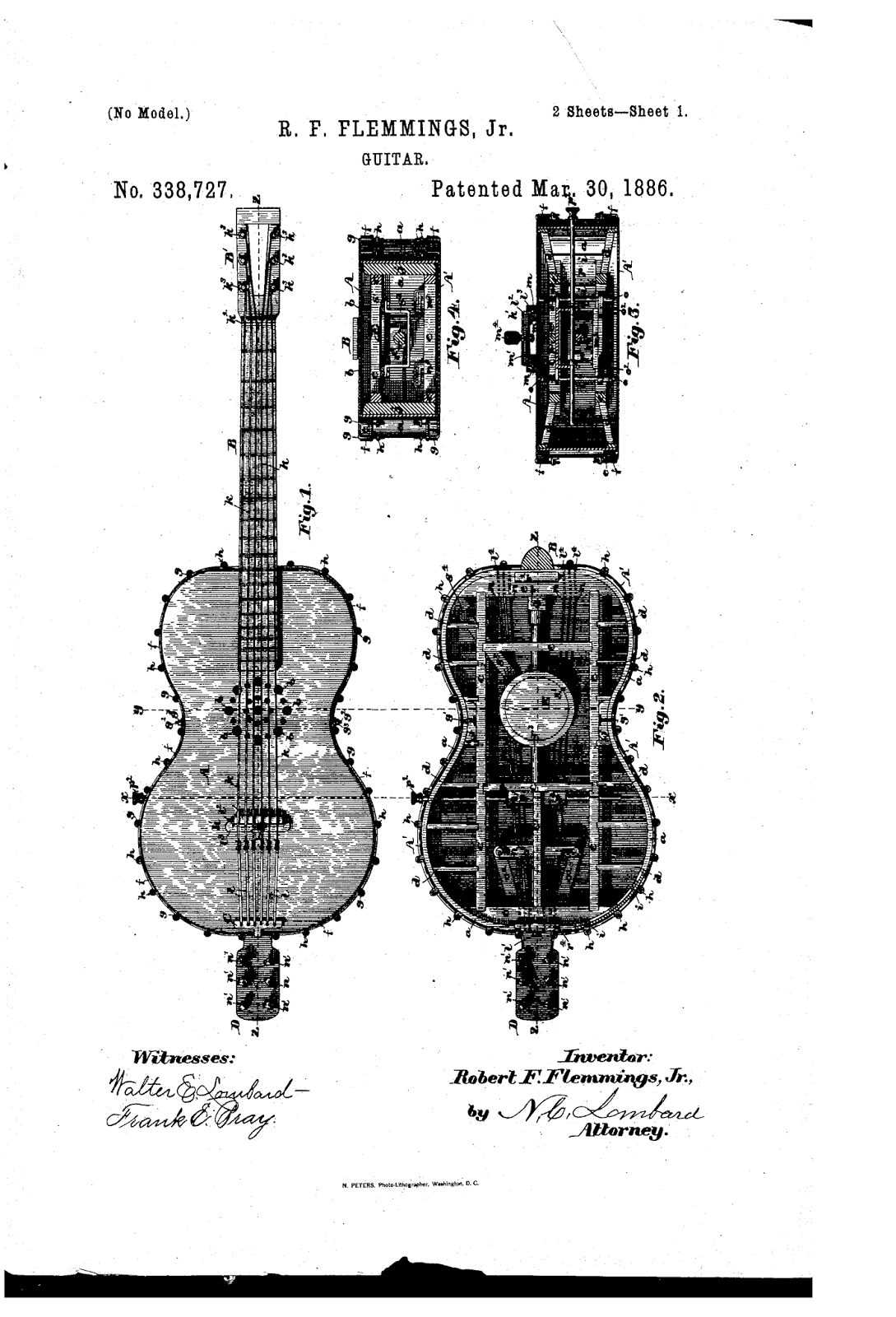 The Lab3L: African American Inventors: "Guitar" - Robert F. Flemming