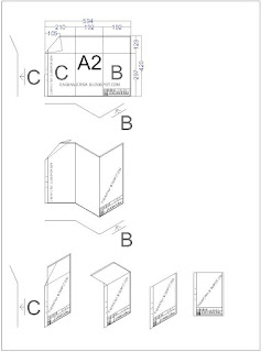 Sheet folding A3 , A2, A1 and A0