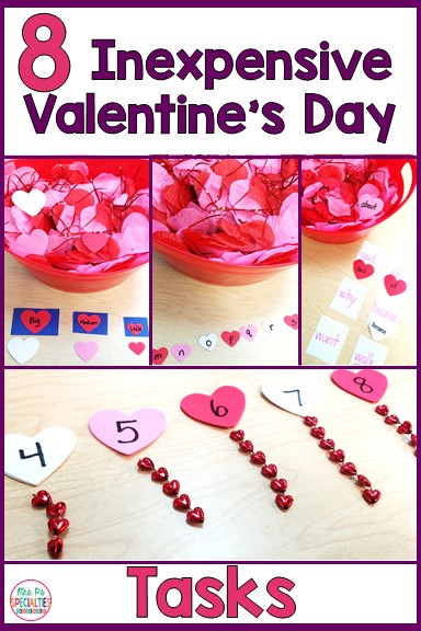 8 Inexpensive Valentine's Day Tasks · Mrs. P's Specialties
