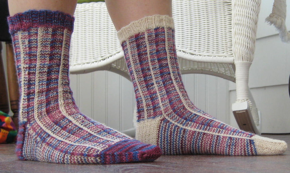 The Yarnarian: My take on Slip Stripe Spiral