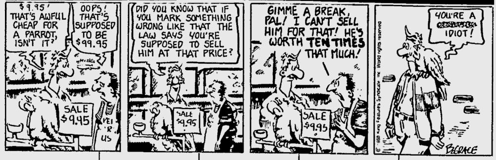 Sunday Comics Debt: Weird Romance - Ernie's Pretty Birds