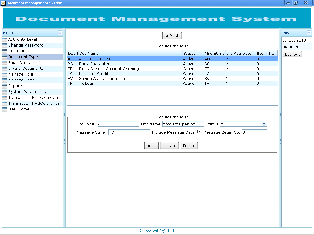 Oracle, Java, Php, Javascript, Document Management System, Mybatis ...