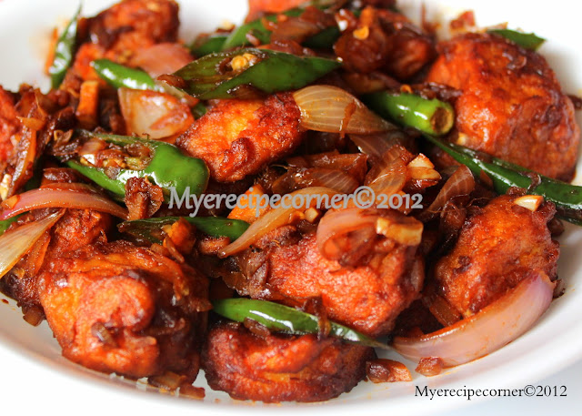Mye's Kitchen: Fish Manchurian Dry Restaurant Style