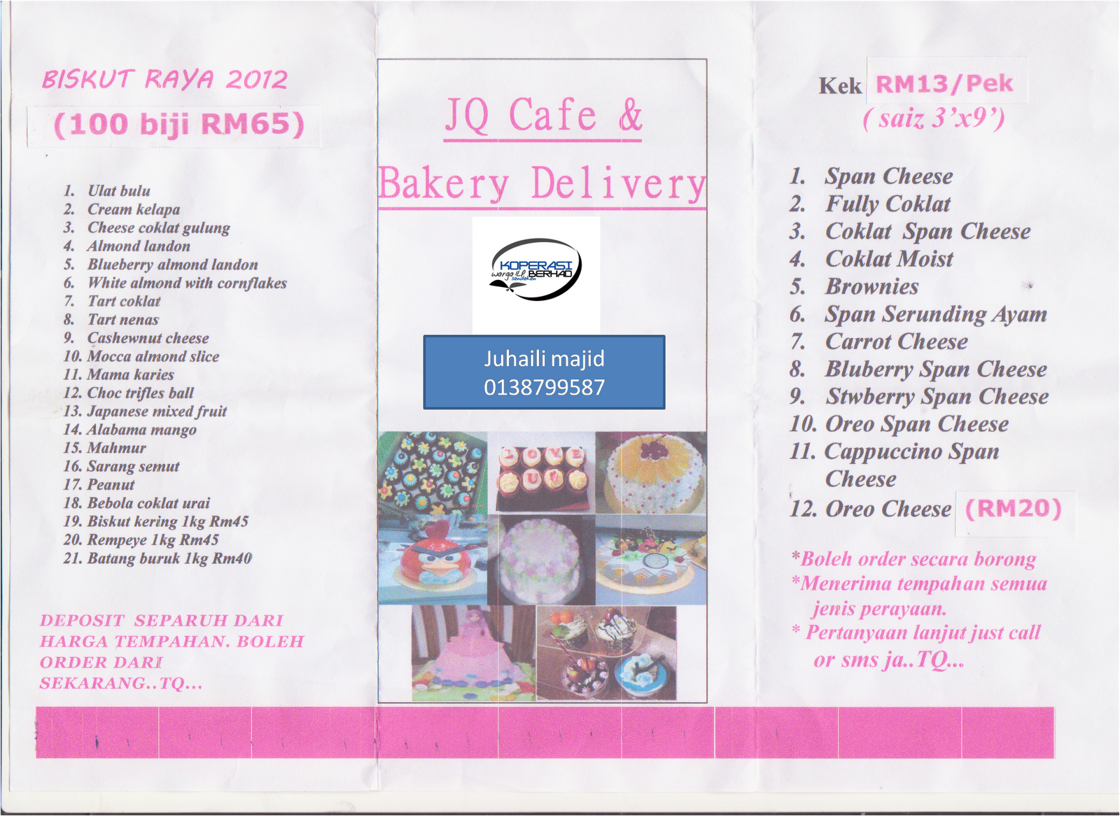 KUIH TRADISI SABAH UNTUK DI JUAL