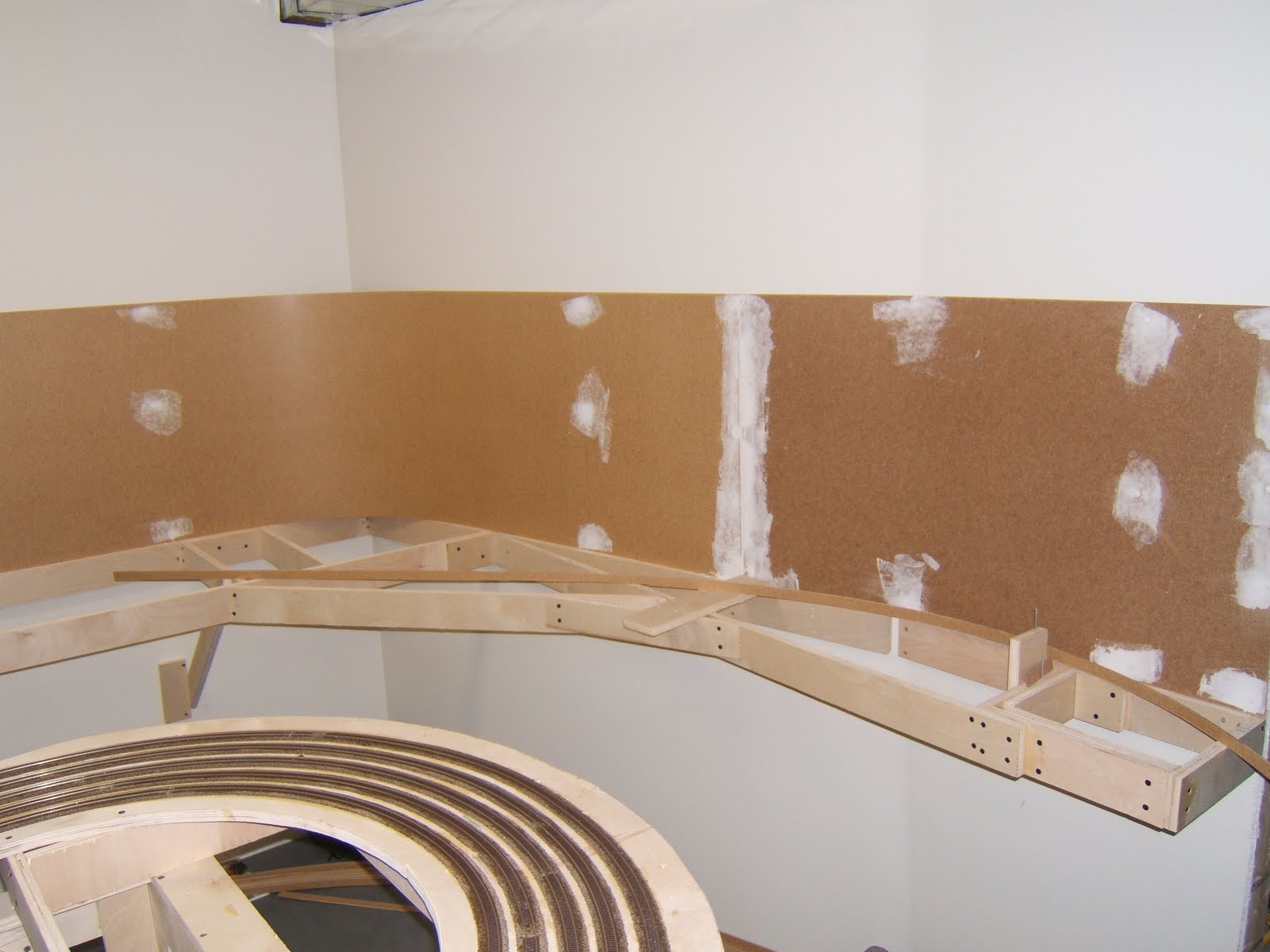 In the Heart of BN(SF) Country!: Spline Roadbed and Backdrops!!