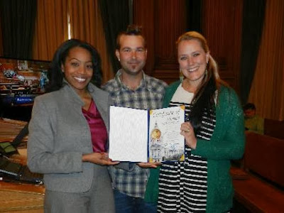 It's what community looks like...: All Good Pizza honored at City Hall
