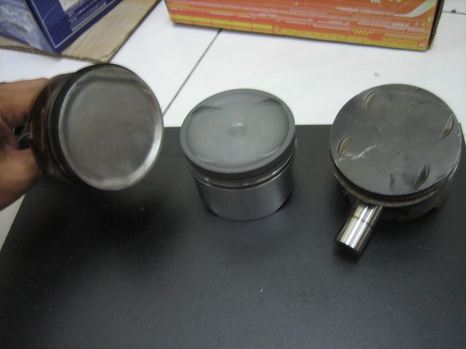 4G93T: 4AGZE piston (supercharger) on 4G93t engine