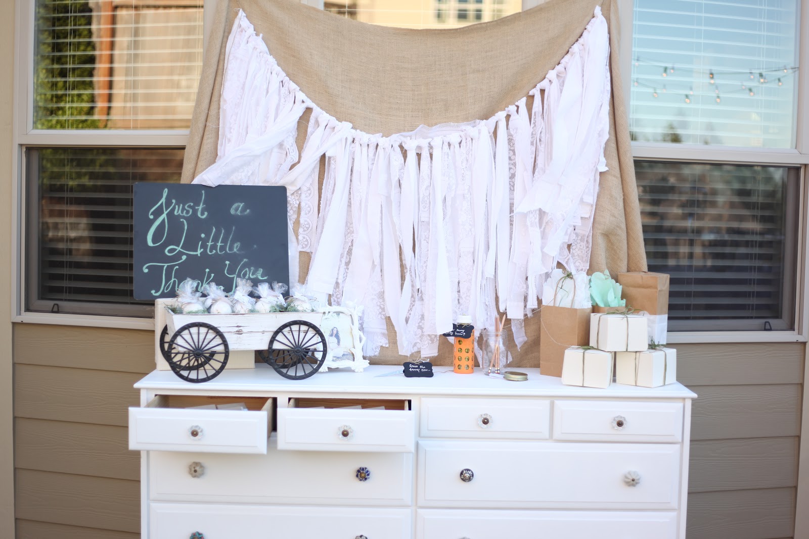 Rustic Outdoor Baby Shower