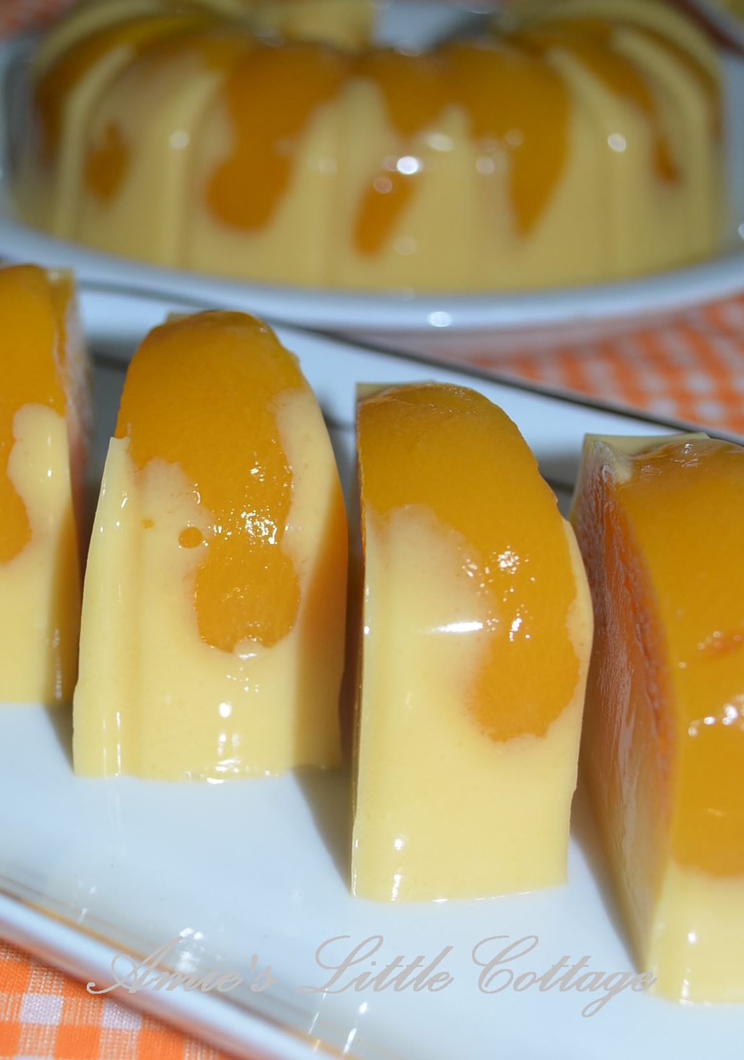 Agar-Agar Peach by Amie's Little Kitchen