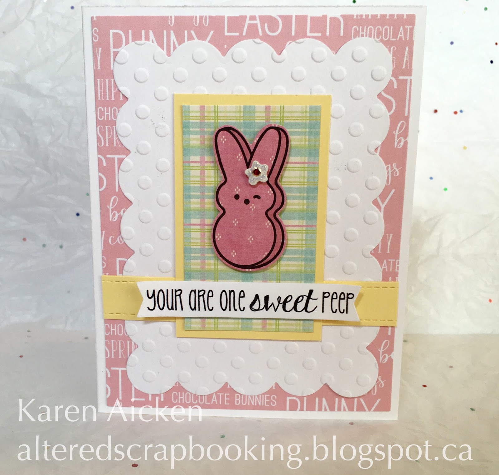 Painted Mountain Cards: Four Peeps Cards