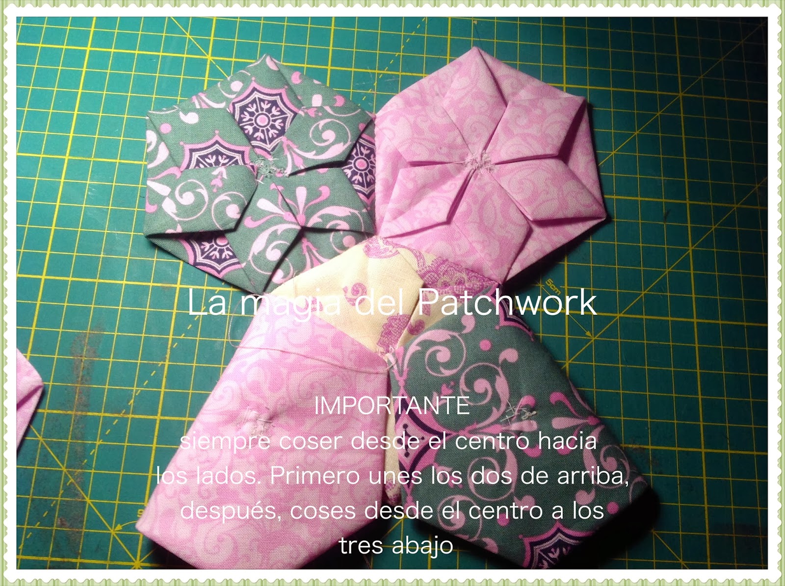 LA MAGIA DEL PATCHWORK: TUTORIAL BOLSO ORIGAMI EN FOTOGRAMA