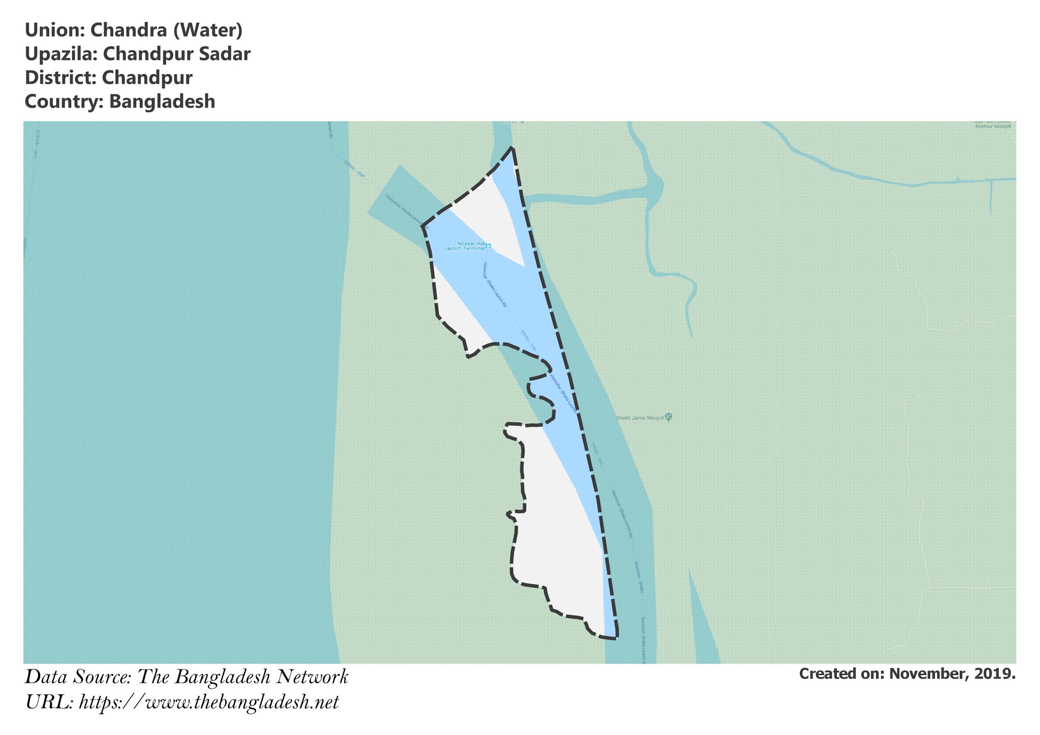 Chandra Union (Water), Chandpur