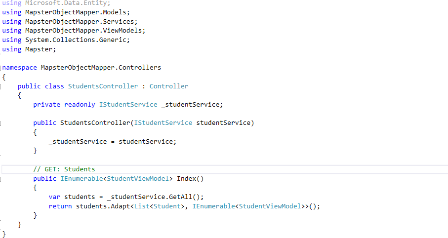 How To Use Object Mapper Mapster In Asp 5 Or Mvc 6 ~ Full Stack Software Developer Development