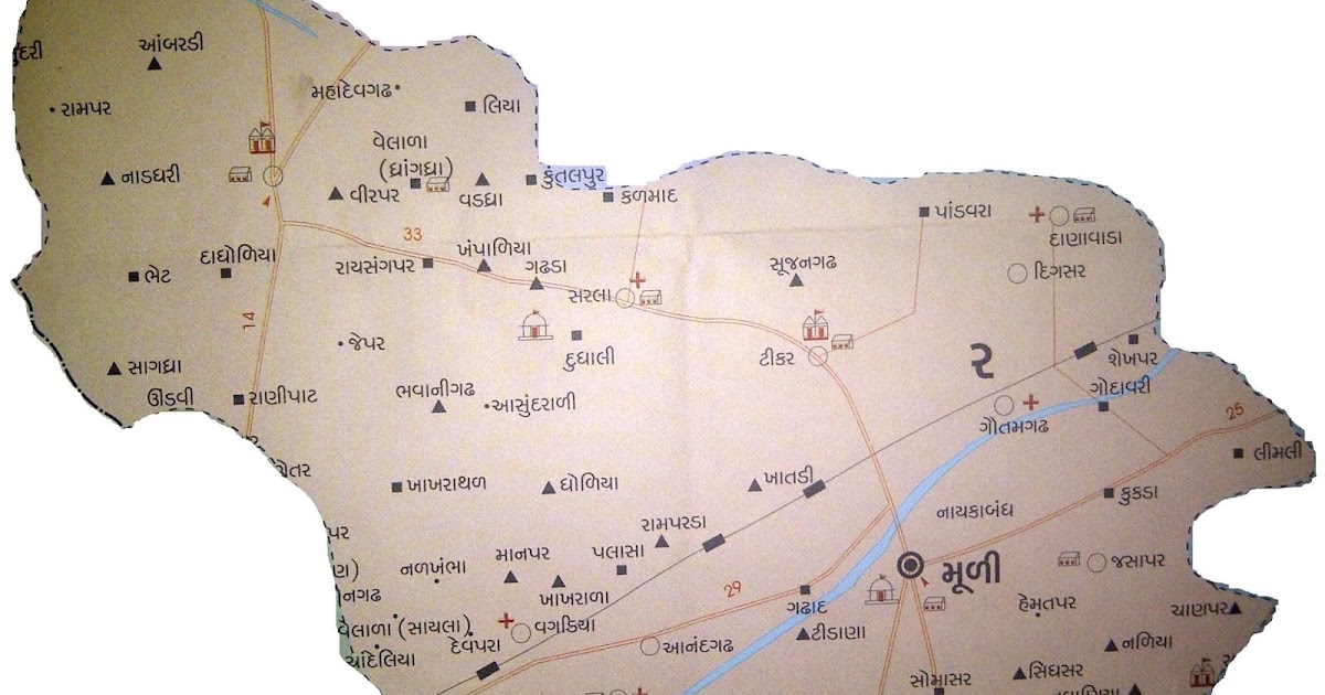 Arya Education: SURENDRANAGAR TALUKA MAP