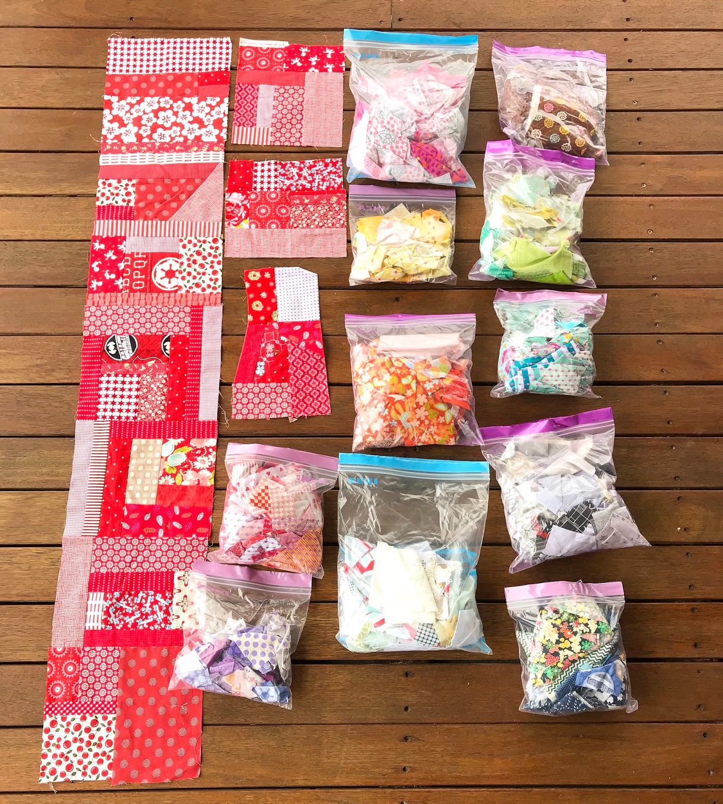 QUILTING: Let's all make a 'Scrappy Happy Rainbow Quilt' together ...