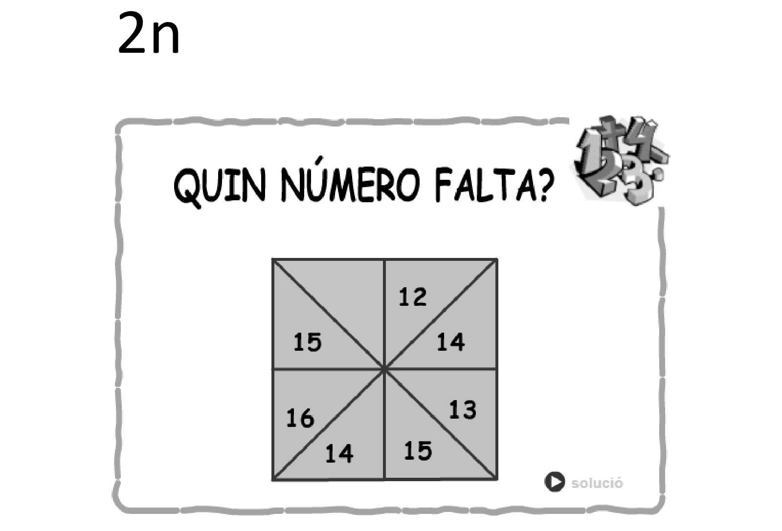 RECURSOS MATEMÀTICS: ENIGMES MATEMÀTICS