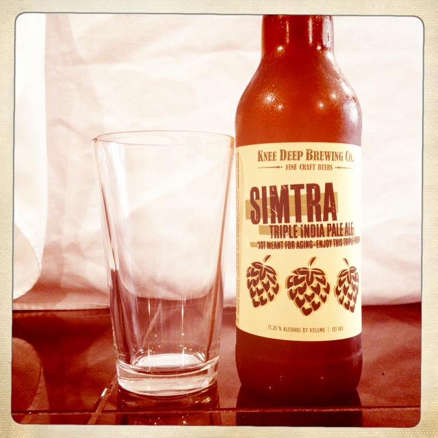 NorCal Beer Blog: Knee Deep Brewing Company Simtra Triple IPA