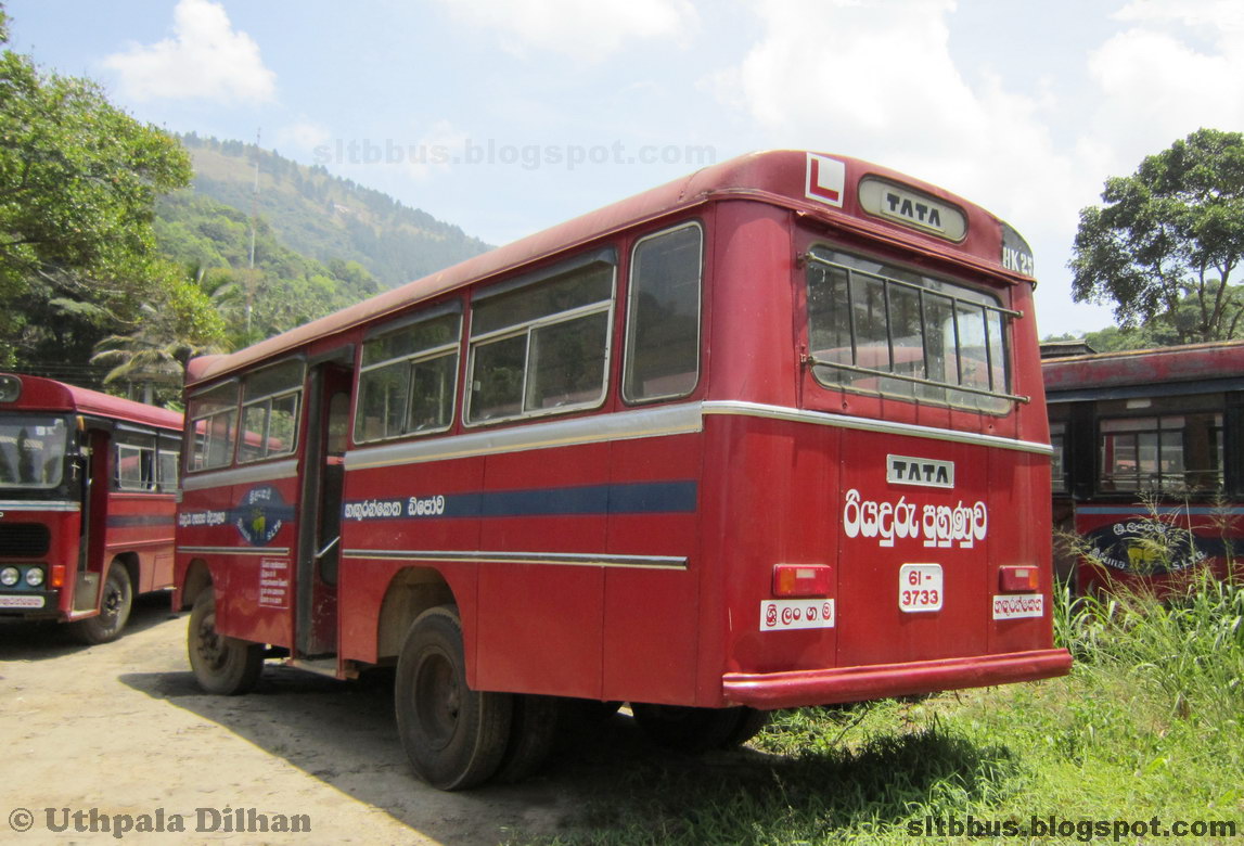 SLTB buses - ශ්‍රී ලංගම බස්: Ruby bodied TATA 1210 C bus from SLTB ...