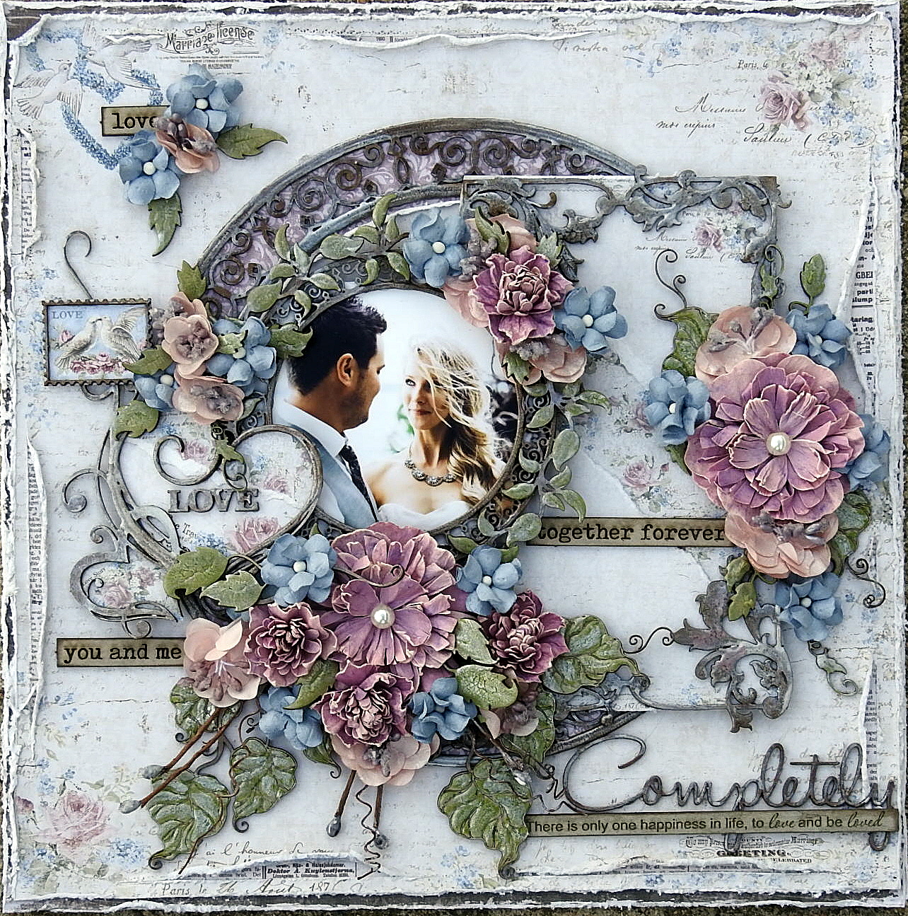 Life's little Embellishments: Love Completely ***Maja Design***