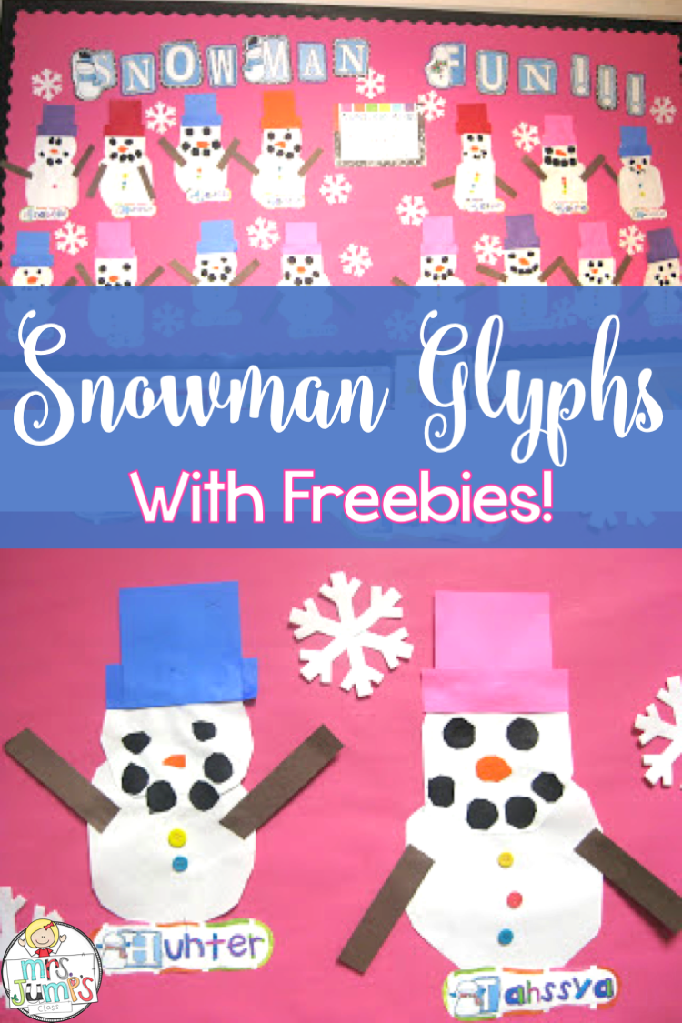 Snowman glyph and freebies - Mrs. Jump's Class