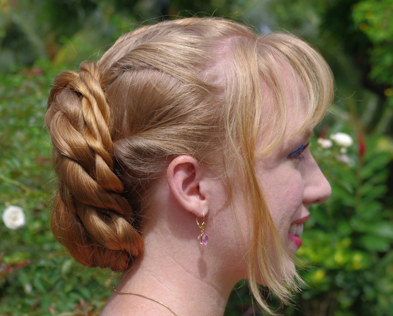 Braids & Hairstyles for Super Long Hair: Rope Braids Updo, aka "Fast ...