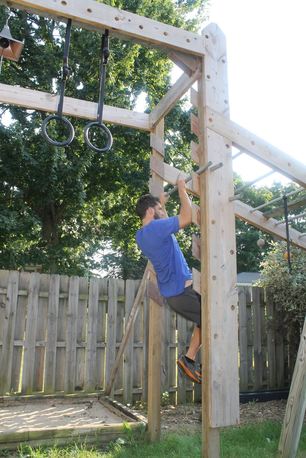 our ninja warrior course