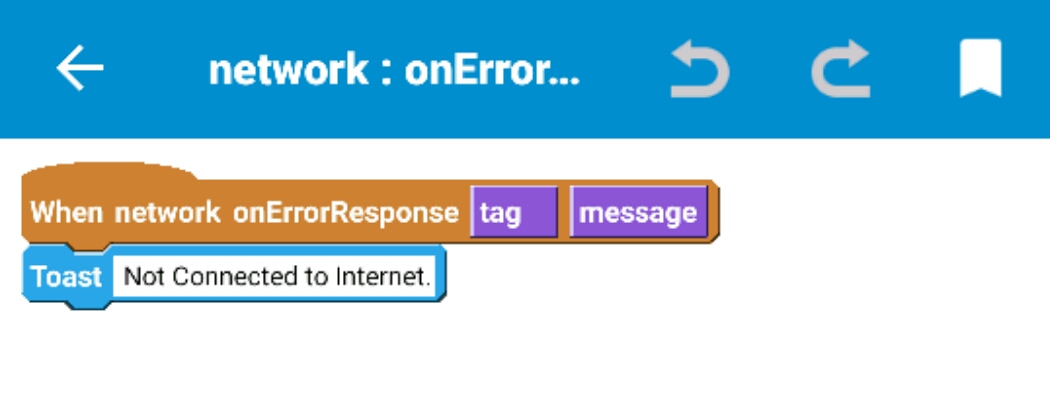 How to check internet connection in Sketchware?