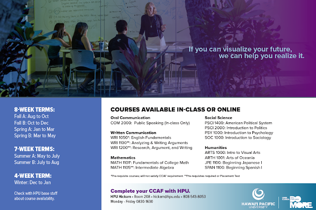 HPU Hickam: CCAF