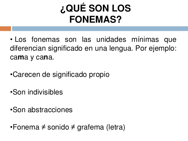 FONÉTICA Y FONOLOGIA: QUE SON LOS FONEMAS?