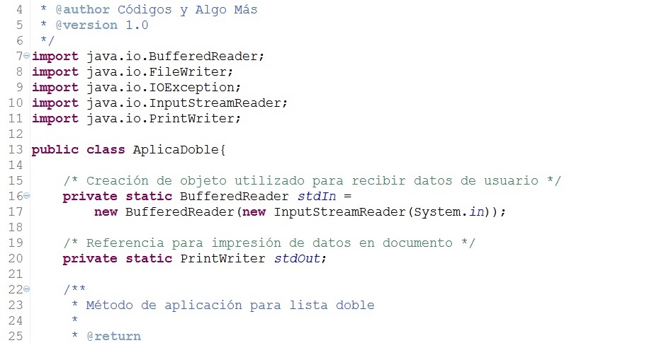 Codigos Y Algo Mas Listas Dobles En Java
