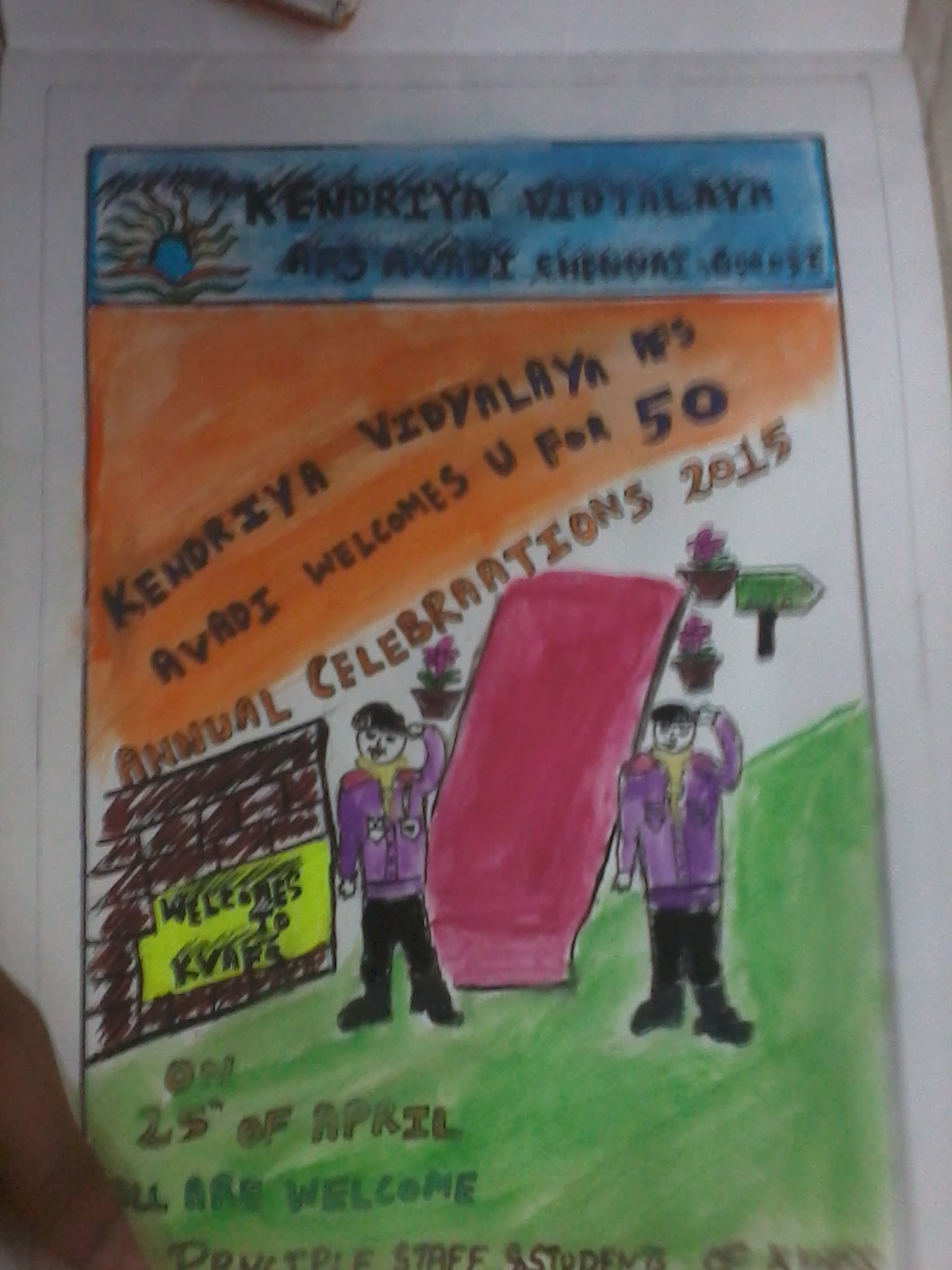 ART Palettes: Annual Day Posters made by Students