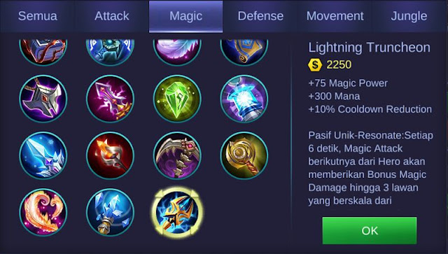 Lightning Truncheon, Item Mage Dengan Tambahan Damage Sangat Besar Di ...
