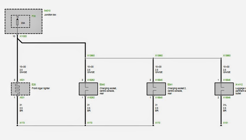 Moj B(r)log: RETROFIT : BMW E91 - cigarette socket