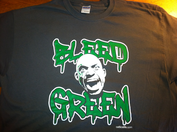 "Screaming KG" BLEED GREEN t-shirts (now in stock)