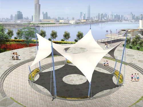 Tenso estructuras - tensiles - membranas arquitectonicas | licencias de ...