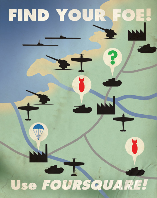 Posters de propaganda retrô das redes sociais - De volta ao retrô