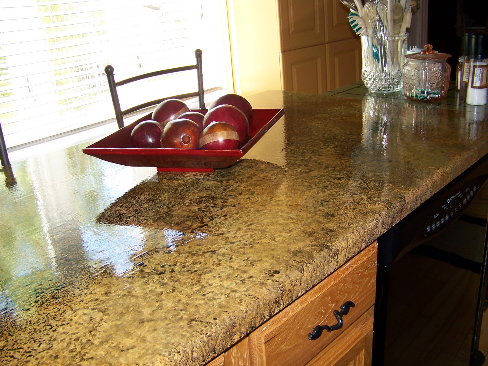 Old Things New Again: faux tile, faux granite and more creative ...