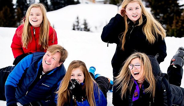 Dutch Royals Attend Annual Winter Photocall 2017 in Lech