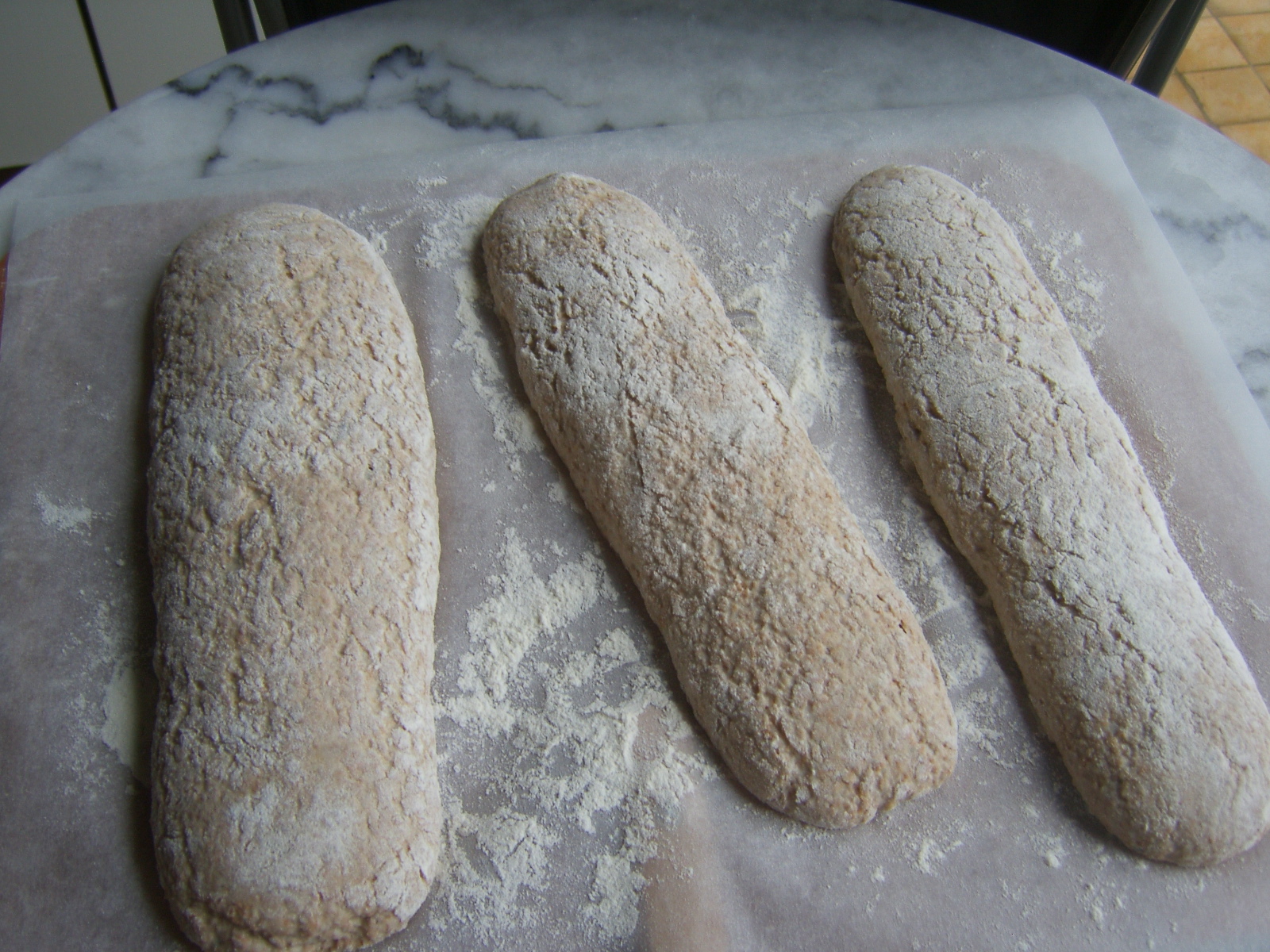 A B C vos IG: *Baguettes style ciabatta ou bâtard au levain naturel Ig ...