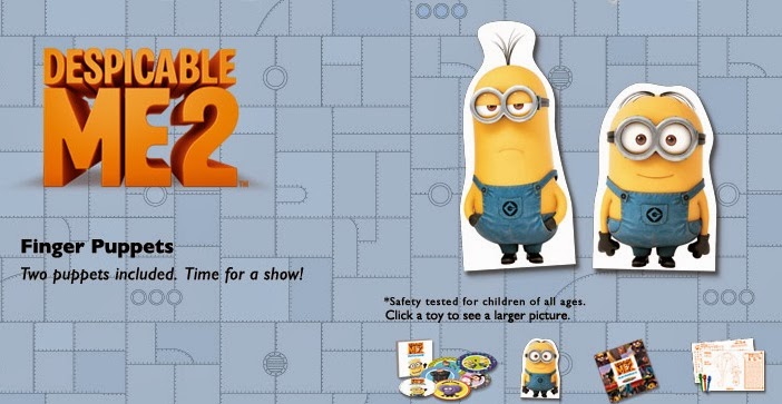 a day in a zoider's world: carl's jr cool kids combo - despicable me 2